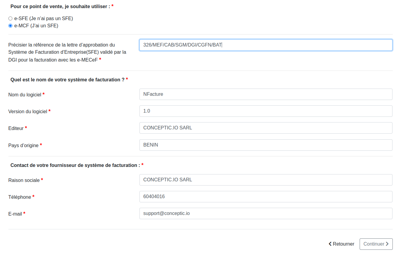 Comment créer son compte e-mecef et utiliser NFacture ? - CONCEPTIC.IO SARL